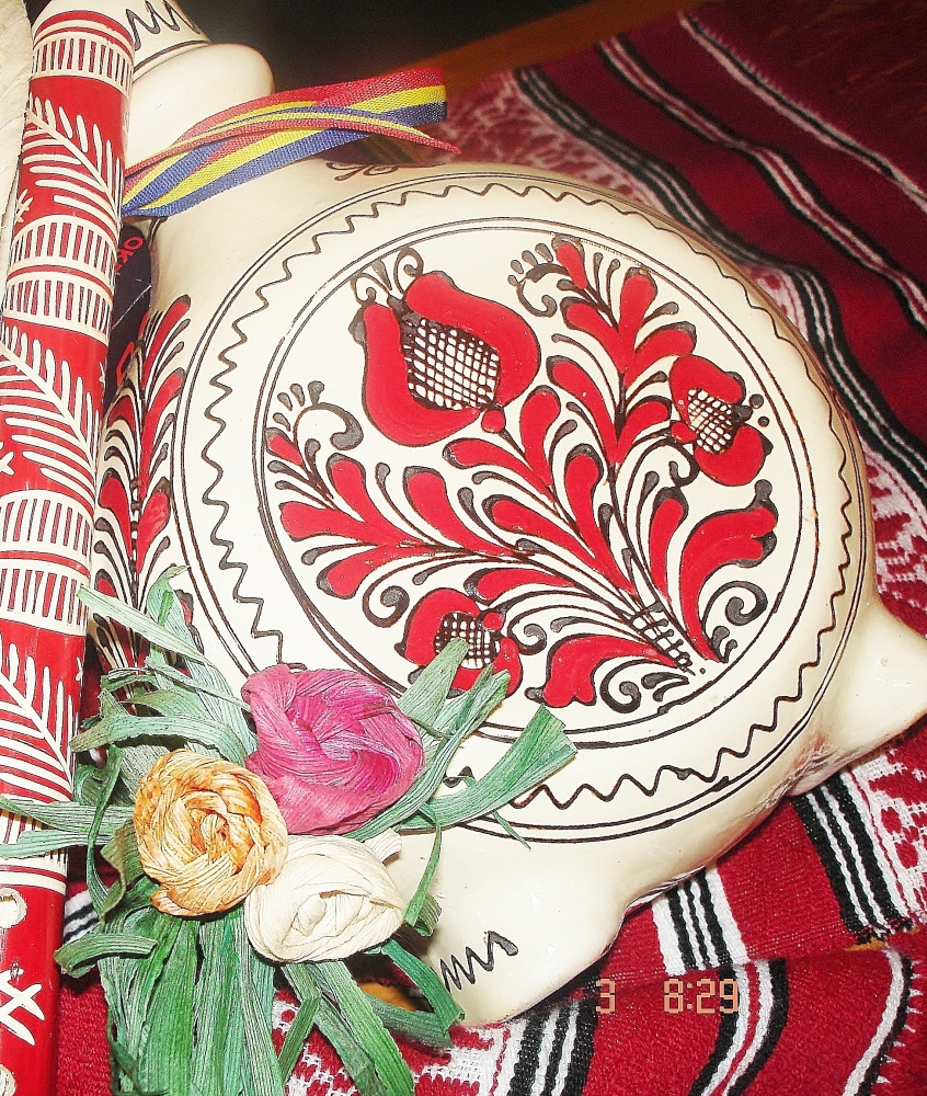 Plosca ceramica - Artizanat cadouri speciale
