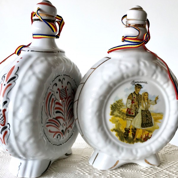 Plosca portelan - Artizanat cadouri speciale
